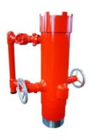 China Carbon Steel Forging Double Plug Cement Head For Pumping Slurry for sale