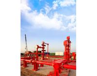 China Single Channel Large Diameter Fracturing Manifold 105MPa 180mm Full Bore for sale