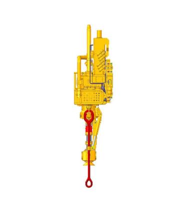 China 350 Ton Top Drive Rig Machine with 3,150KN Load Capacity and 0-2,400 RPM Motor Shift Gears for Oil Drilling for sale