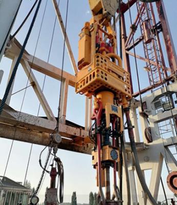 China TC135 Top Drive System with 1350 kN Hook Load and 915 mm Sheave Diameter for Oil Drilling Operations for sale