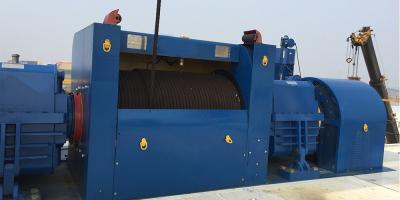 China Drawworks 550 kW 750 HP Rated Power 29 mm Drilling Line Gear Transmission for sale