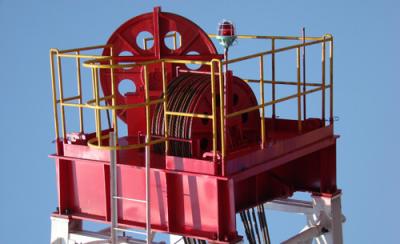 China Crown Block Drilling Line 24mm Sheaves 475mm OD Max Load 300KN API 4F for sale