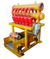 China Mud Desilter with 30-55kw Matching Pump 8x4in Hydrocyclones 120-240m3h Capacity for sale