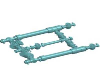 China API 6A Filter Choke Manifold 2000-25000psi Drilling Tool 2-1/16 to 4-1/16 Bore for sale