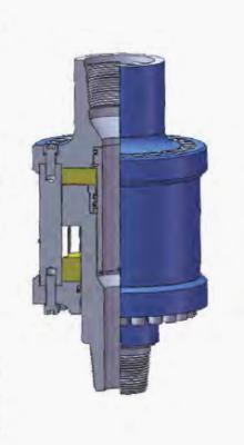 China Top Drive Floating Cushion Sub 150-250 Ton Lifting Load 76mm Stroke 6-5/8 REG Connection for sale