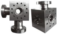 China Forged Alloy Steel Mud Pump Five-Way Manifold Discharge Five-way Block API Spec 7K 7500 psi for sale