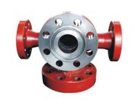 China API-7K Discharge Cross Tee for Mud Pumps - 4130 Chrome-Moly Alloy Steel with 5000PSI/7500PSI Pressure Rating & NACE-MR0175 H₂S-Resistant for sale