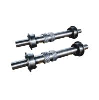 China Alloy Steel Forged Pinion Shaft Assembly with Double Helical Gear and Precision Gear Grinding for Mud Pumps for sale