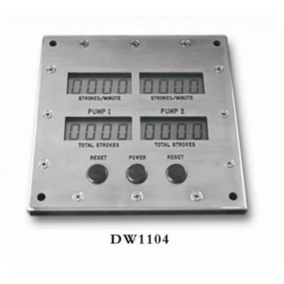 China 304 Stainless Steel Housing 2-Channel Monitoring Pump Stroke Counter with 0-9999 Strokes per Minute Range for sale