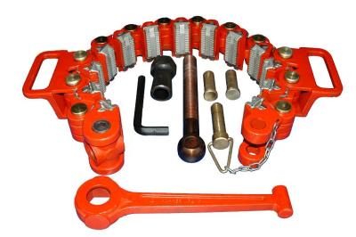 China 117.5mm Drill Pipe Slips - API Standard Safety Equipment with 225kN Load Capacity for 92.25-117.5mm Pipe Range for sale