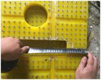 China ZP175 ZP275 ZP375 Drilling Rig Floor Anti-Skid Mats - 25mm/30mm PU Rubber with 19.6MPa Strength for sale