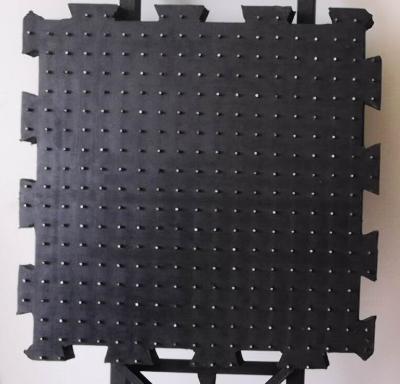 China Wear Resistance 19.6MPa 68KN/M Rig Floor Mats - Oil Resistant Polyurethane Rubber 500×500mm for sale