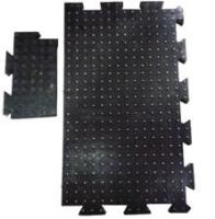 China Wear Resistance 19.6MPa 68KN/M Rig Floor Mats - Oil Resistant Polyurethane Rubber 500×500mm for sale