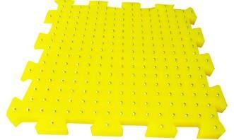 China Non-Slip ATOFHDBZ1002 Rig Floor Mats - 90±2 Shore Hardness Polyurethane with 47 Mpa Tensile Strength for sale