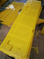 China ZP275 Anti Skid Polyurethane Rubber Floor Mats with 90 Shore Hardness and 47 Mpa Tensile Strength for Drilling Platforms for sale