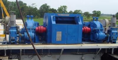 China JC70D Drawworks 1470kW Oil Well Drilling Rig with 970r/Min Speed and 485kN Pulling Capacity for sale