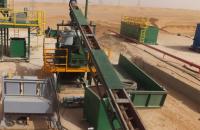 China Drilling Waste Management Sludge Slurry Screw Conveyor Auger 12ft Sections for sale