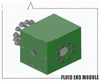 China Southwest 12P160 7500 Psi Drilling Rig Mud Pump Fluid End Module for sale