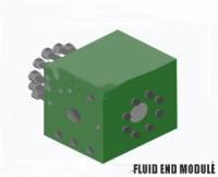 China Southwest 12P160 7500 Psi Drilling Rig Mud Pump Fluid End Module for sale