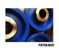 China Mission Drilling Rig Mud Pump Parts Blue Lightning Urethane Bonded Piston Assy 180F for sale
