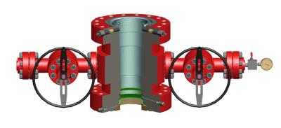 China P Type BT Type FS Type Casing Spool 5000psi 13 5/8 Inch Conventional Design for sale