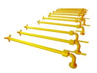 China High Pressure Oil Drilling Mud Gun 2 inch 3 inch Solid Control Equipment for sale