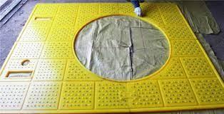China Polyurethane Antiskid Cushions for Drilling Platforms - 47 MPa Tensile Strength, 90±2 Hardness, Oil and Abrasion Resistant for sale