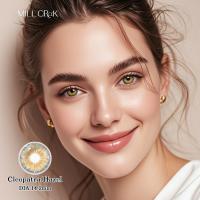 China Cleopatra Hazel Single Use Contact Lenses 14.2mm Diameter 16.1Dk/T Oxygen Permeability for sale