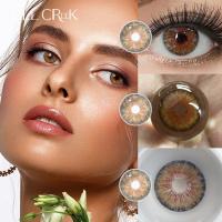 China Cleopatra Hazel Single Use Contact Lenses 14.2mm Diameter 16.1Dk/T Oxygen Permeability for sale