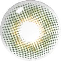 China Green Daily Lenses For Dry Eyes Fashion Contact Lenses 14.0mm Diameter 38% Water Content for sale