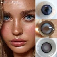 China Colored Dark Eye Contact Lenses 12 Months 14.5mm Diameter MILLCREEK Lenses With Power Range for sale