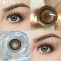 China Colored Dark Eye Contact Lenses 12 Months 14.5mm Diameter MILLCREEK Lenses With Power Range for sale