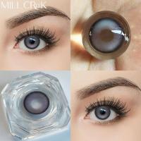 China Colored Dark Eye Contact Lenses 12 Months 14.5mm Diameter MILLCREEK Lenses With Power Range for sale