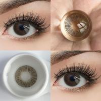 China Hydrogel Coloured Prescription Contact Lenses Monthly Compact With 38% Water Content for sale