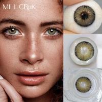 China MC38 Yearly Colored Contact Lenses 14.2mm Diameter MILLCREEK Lenses With HEMA Material for sale