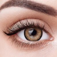 China 14.5mm Dia Lenses For Dry Eyes Brown Hydrogel Material Single Use MILLCREEK Lenses for sale