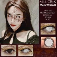 China 14.5mm Diameter White Devil Contact Lenses 8.5mm Base Curve Hygienic MILLCREEK Lenses for sale