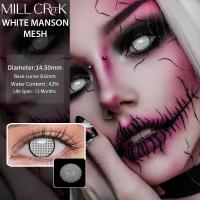 China 14.5mm Diameter White Devil Contact Lenses 8.5mm Base Curve Hygienic MILLCREEK Lenses for sale