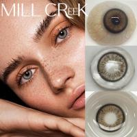China Brown Gray Coffee Natural Color Contact Lenses MILLCREEK Lenses With UV Protection for sale