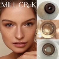 China Brown Gray Coffee Natural Color Contact Lenses MILLCREEK Lenses With UV Protection for sale