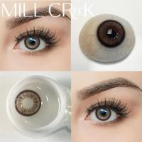 China Brown Gray Coffee Natural Color Contact Lenses MILLCREEK Lenses With UV Protection for sale