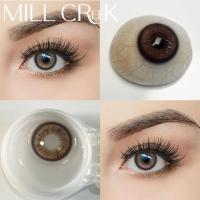 China Brown Gray Coffee Natural Color Contact Lenses MILLCREEK Lenses With UV Protection for sale