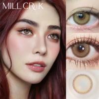 China Aoki Light Camel Monthly Colored Contact Lenses Hydrogel With UV Protection for sale