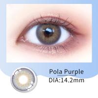 China Pola Purple Lenses For Dry Eyes 14.2mm Diameter 55% Water Content High Oxygen Permeability for sale