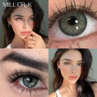 China Soft Natural Colored Contacts Natural Green Contact Lenses 14.0mm Diameter for sale