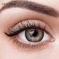 China 14.5mm Diameter Soft Daily Contact Lenses Pear Brown With 3D Gradient Effect for sale