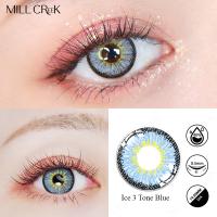 China Ice 3-Tone Prescription Cosplay Contacts Comfort Costume Colored Contacts 8.5mm Base Curve for sale