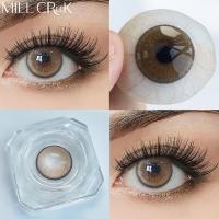 China 14.5mm Diameter Circle Lens Makeup Cosmetic Colored Contacts HEMA Material for sale