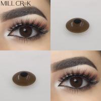 China 365 Days Prosthetic Special Effect Contact Lenses Dark Coffee Standard Size MILLCREEK Lenses for sale