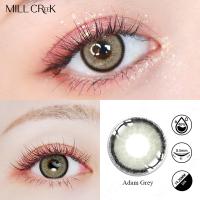 China Adam Grey Lenses For Dry Eyes Monthly 14.2mm Diameter 11Dk/T Oxygen Permeability for sale